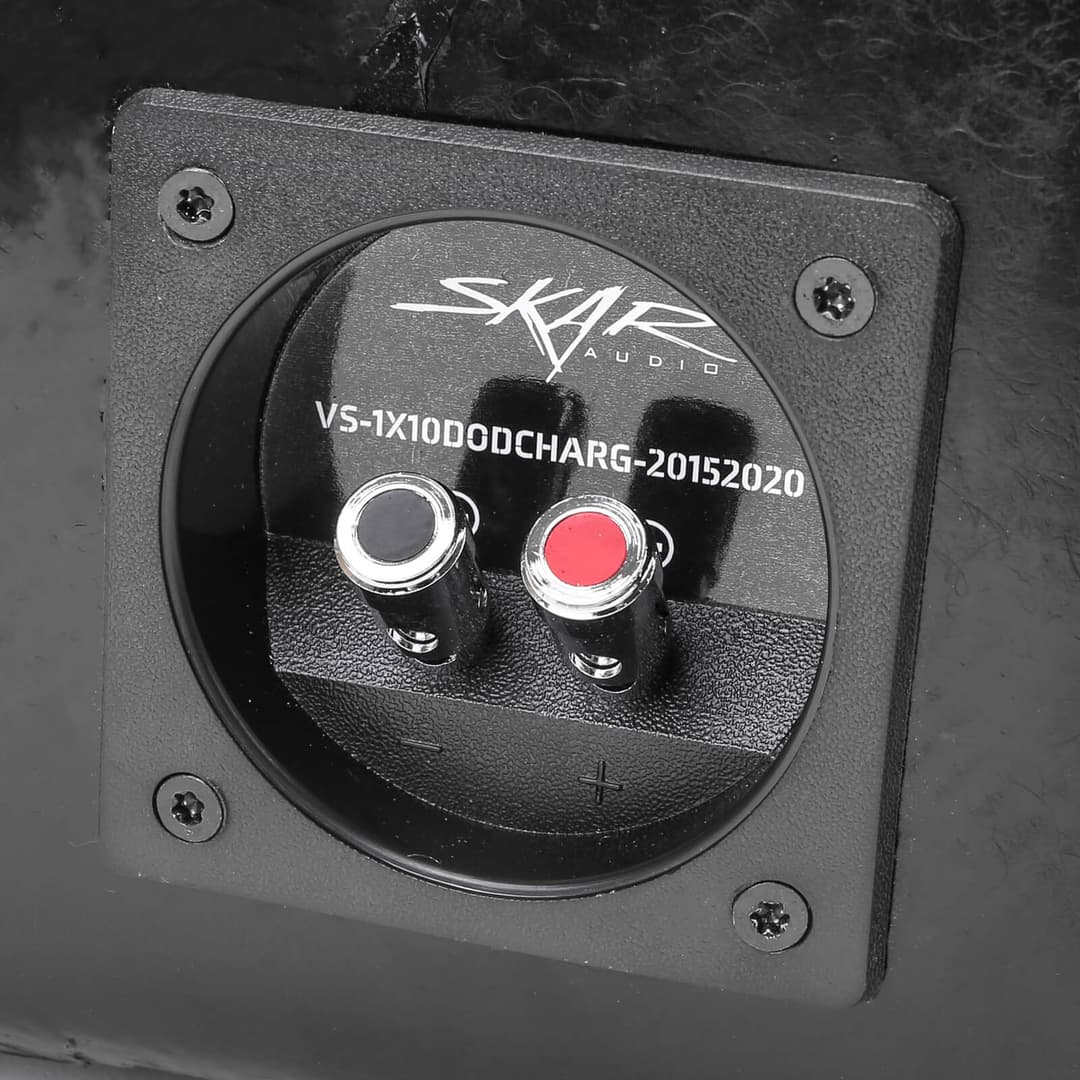 Single 10" Sealed Subwoofer Enclosure | Fits 2015-2020 Dodge Charger ...