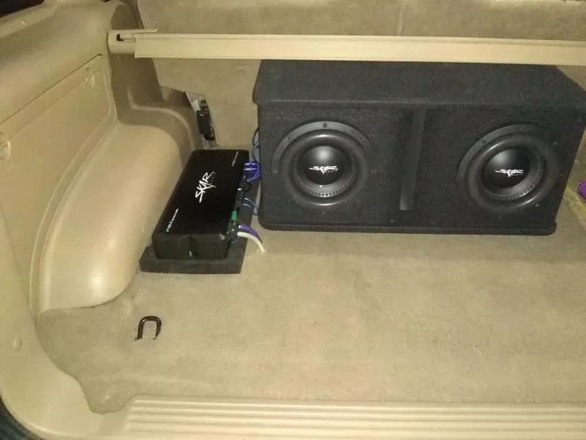 SK2X8V | Dual 8" Ported Universal Fit Subwoofer Box | Skar Audio